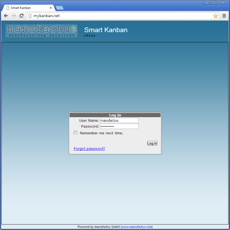Kanban System - for production and logistics